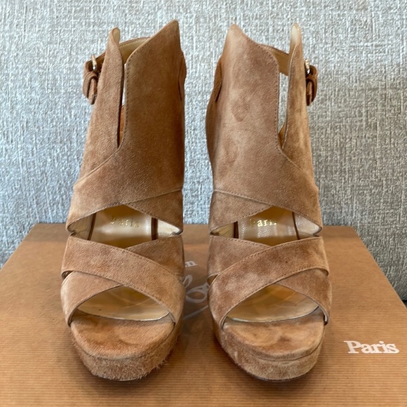 Christian Louboutin | Shoes | Christian Louboutin Apron Lily Sandals ...